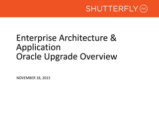 EAA Oracle EBS Upgrade | PPT