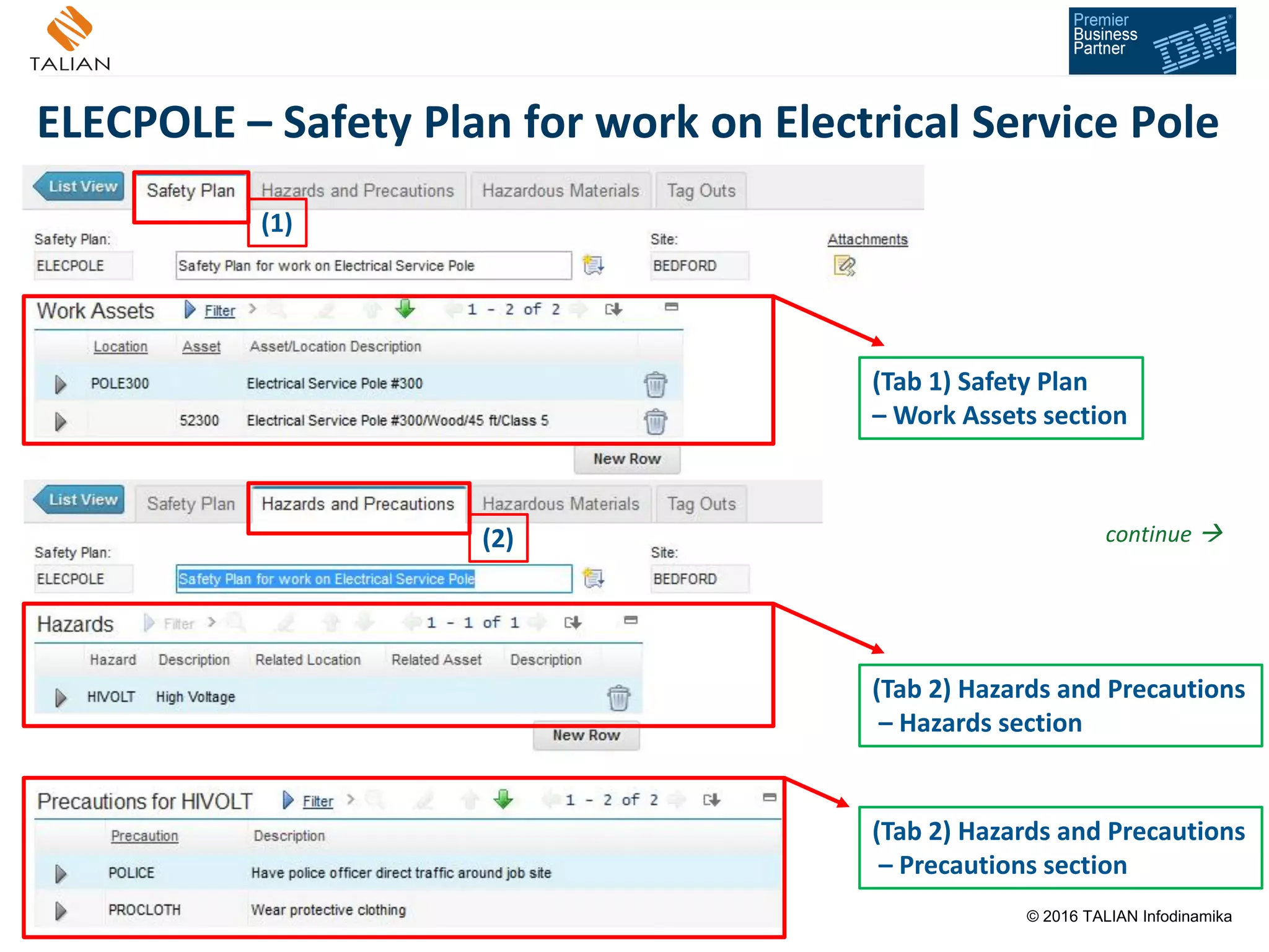 Using IBM MAXIMO Safety Plans | PDF