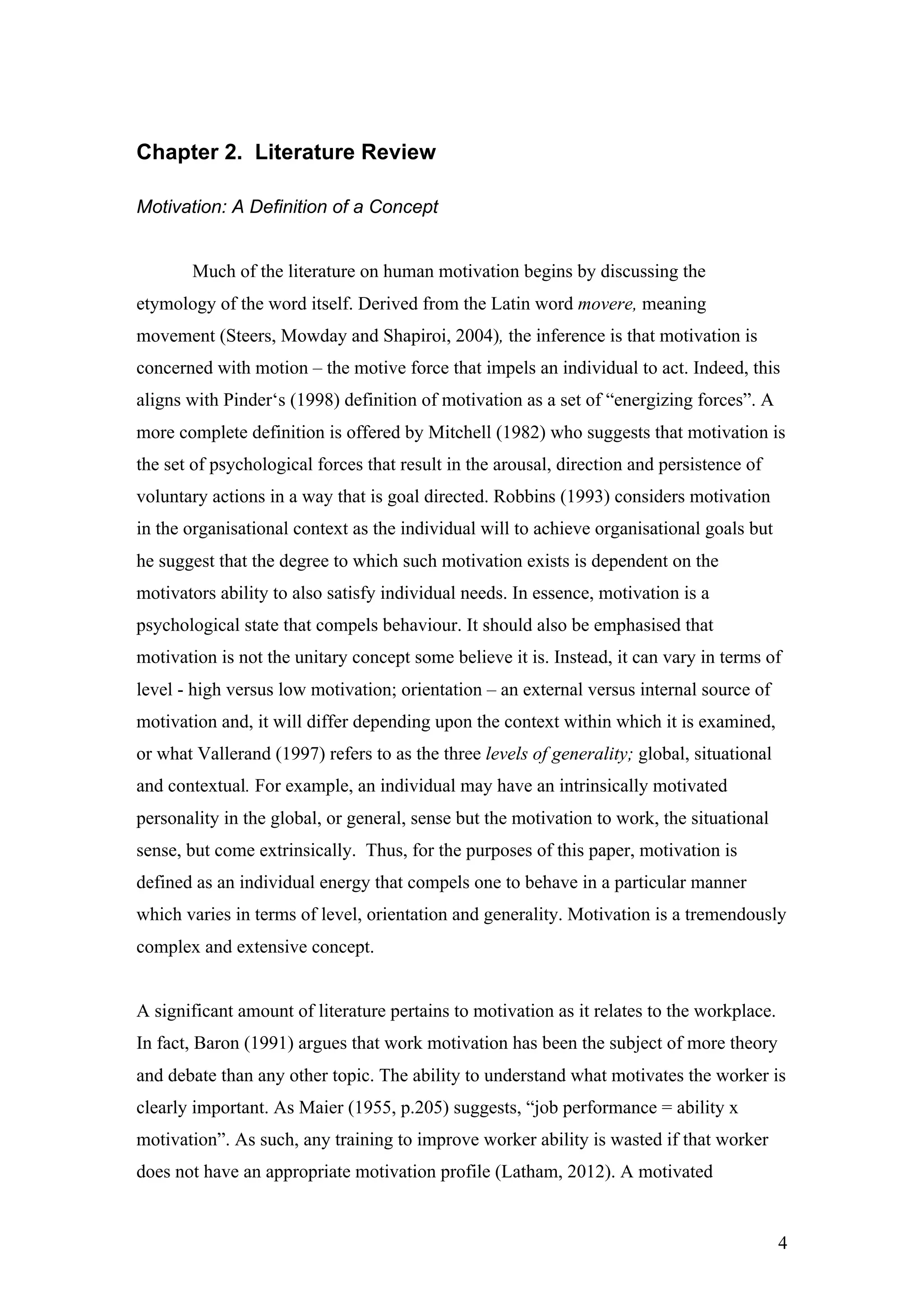The Internalisation of Motivation - Final | PDF