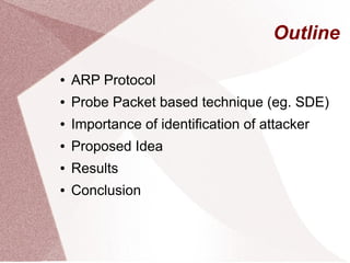 Arp Cache Poisoning | PDF
