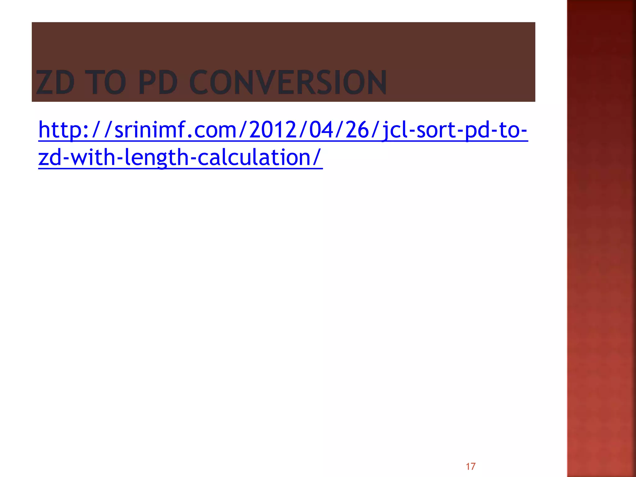 20 Dfsort Tricks For Zos Users Interview Questions Pptx