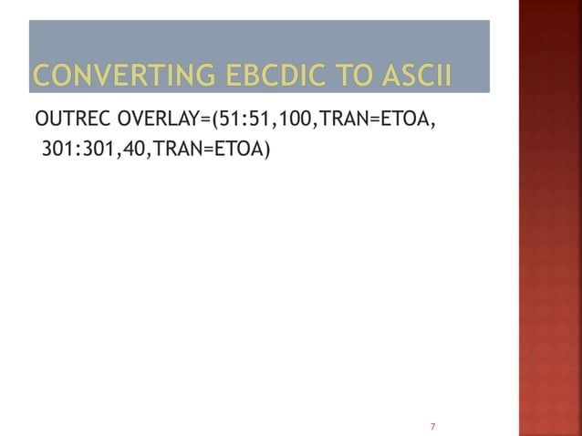 20 DFSORT Tricks For Zos Users - Interview Questions | PPTX | Operating Systems | Computer ...