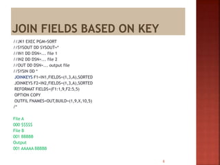 20 DFSORT Tricks For Zos Users - Interview Questions | PPTX