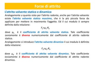 20 dinamica forze d'attrito | PDF