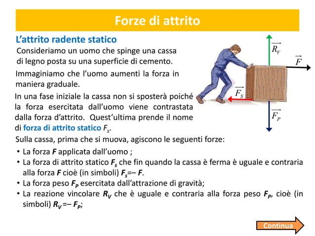 20 dinamica forze d'attrito | PDF | Physics | Science