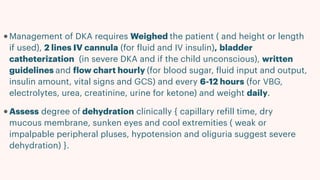 Diabetes and DKA presentation for stage 6 med students | PDF