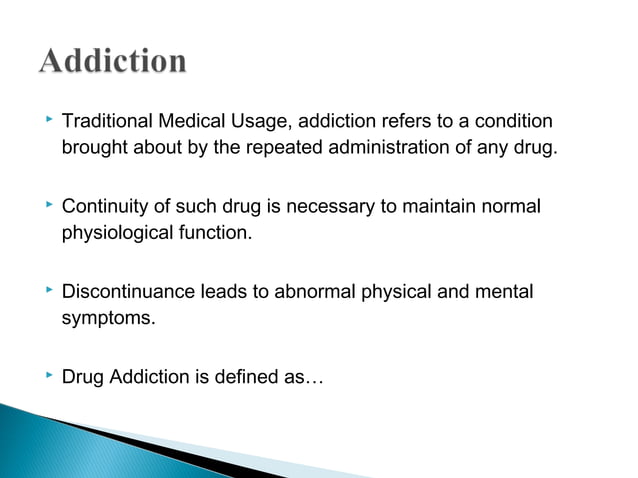 drug addiction, criminal justice & human rights | PPT