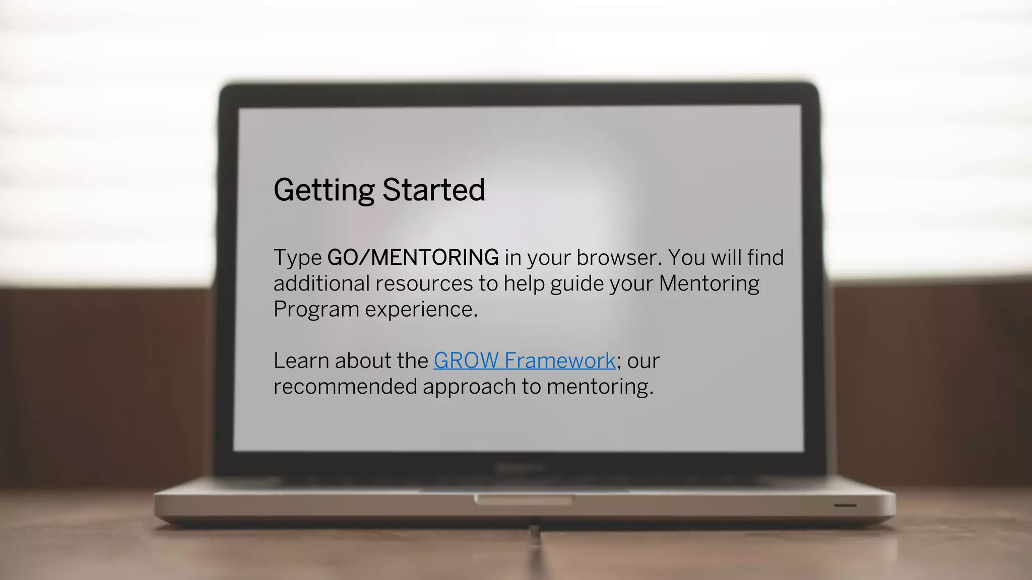 Mentee Workshop Presentation | PDF