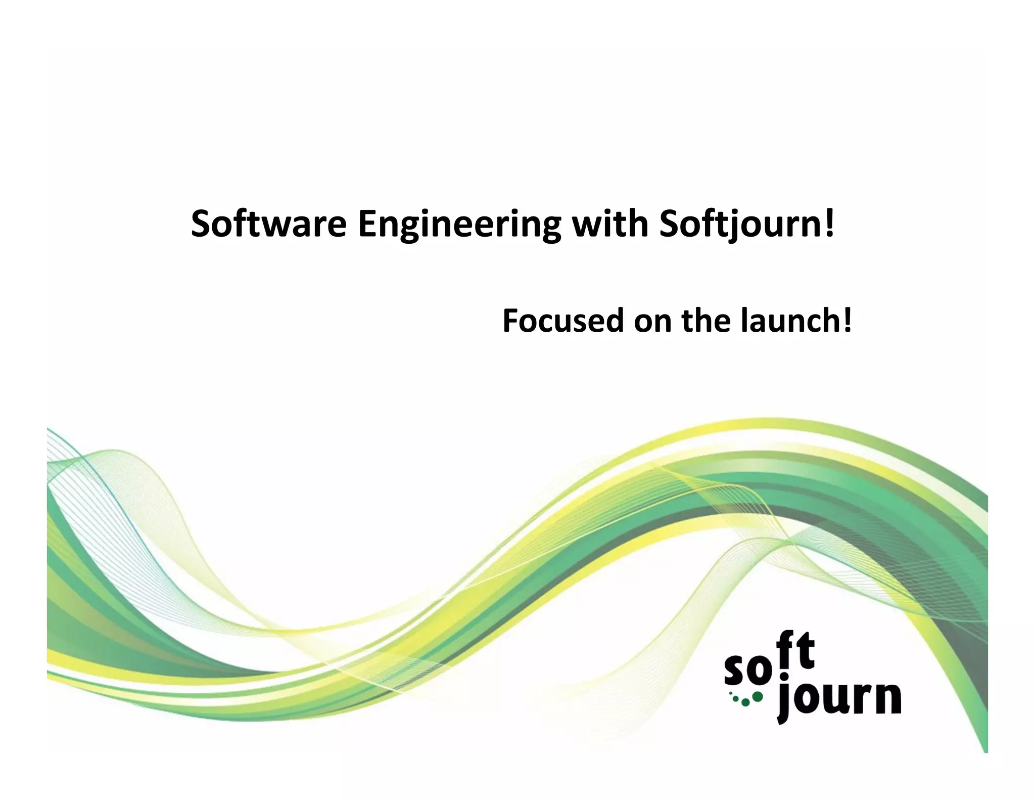 Software engineering with Softjourn | PPT