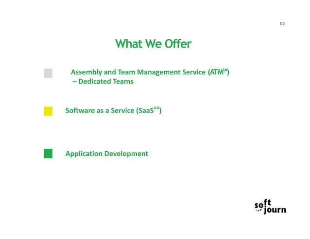 Software engineering with Softjourn | PPT