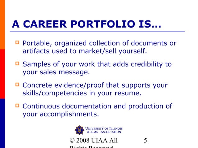 Career Portfolio updated 072010 | PPT