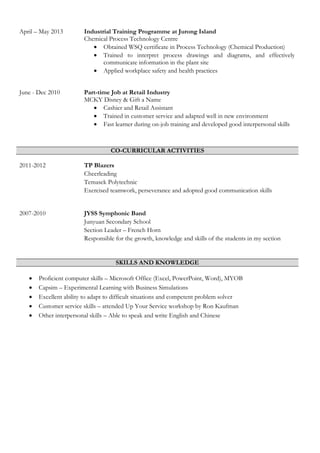 Reena Teo Resume | PDF