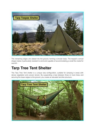 20+ Easy DIY Camping Tarp Ideas - HR Sports | PDF
