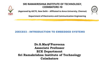 20ECE03 - INTRODUCTION TO EMBEDDED SYSTEMS-SS.pptx
