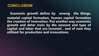 (20 )economic development in india ppt hari master piece | PPTX