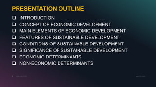 (20 )economic development in india ppt hari master piece | PPTX