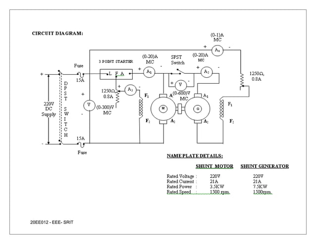 20EE012 electrical machines -1 lab manual | PDF