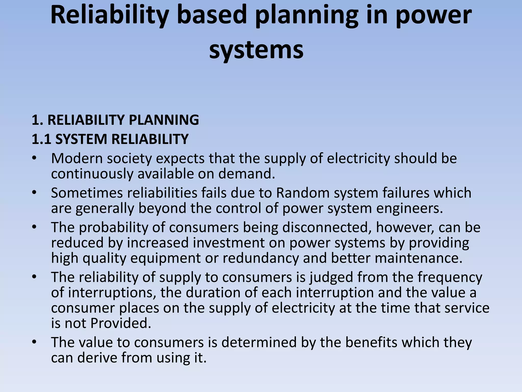 20EEE659T - UNIT - 2 - POWER SYSTEM PLANNING AND RELIABILITY.pptx