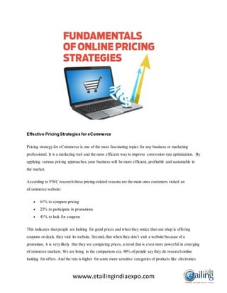 Effective Pricing Strategies for eCommerce | DOCX