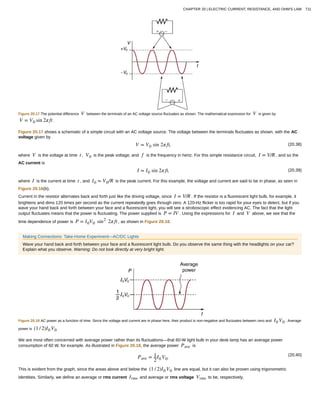 20 electric current resistance ohms law | PDF | Physics | Science