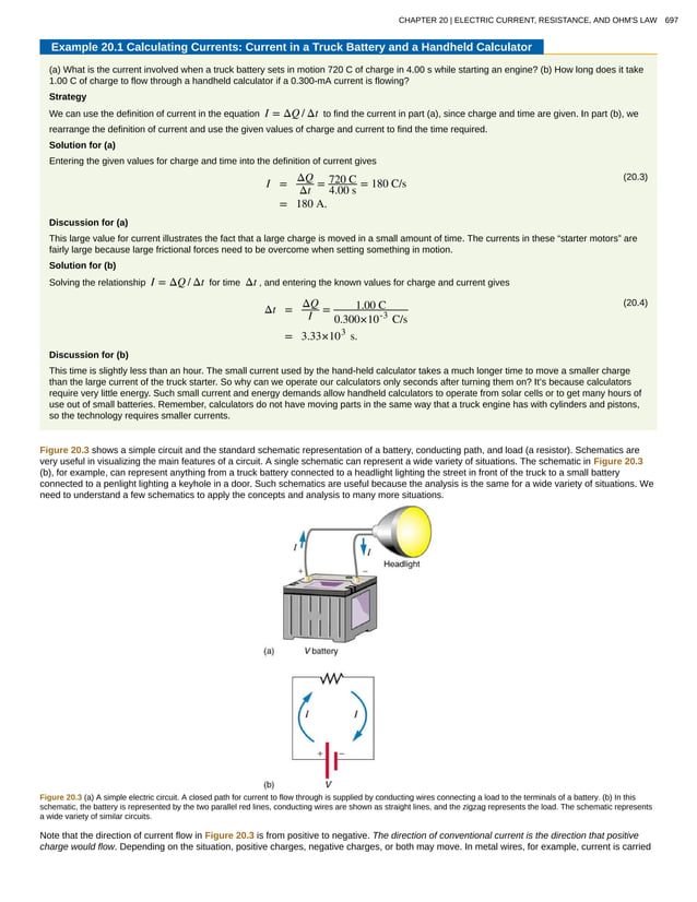 20 electric current resistance ohms law | PDF | Physics | Science