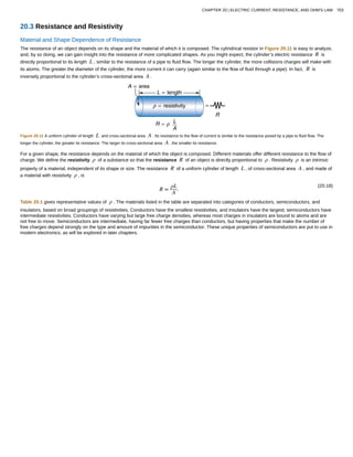 20 electric current resistance ohms law | PDF | Physics | Science