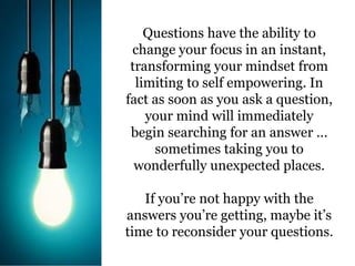 20 empowering questions for personal growth | PDF
