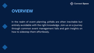 20 Event Management Pitfalls and How to Avoid Them | PPT