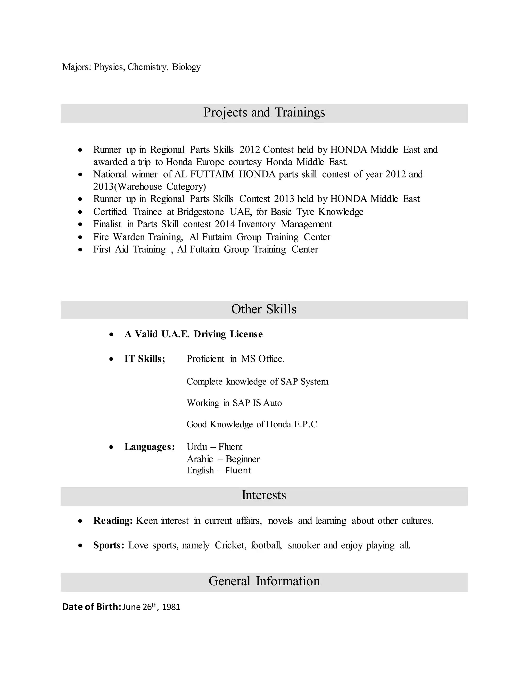Waheed Kamal Resume(updated) | DOCX