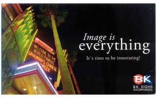 B.K. Signs Inc Brochure | PDF