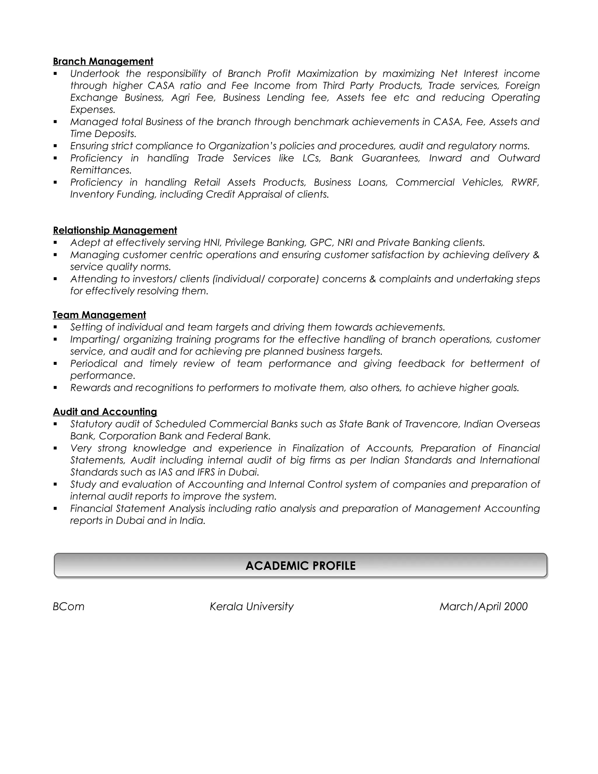 CV Dileep 2016 | PDF