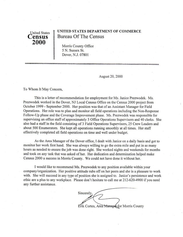 CensusBureau reference letter from Eric Cortes | PDF