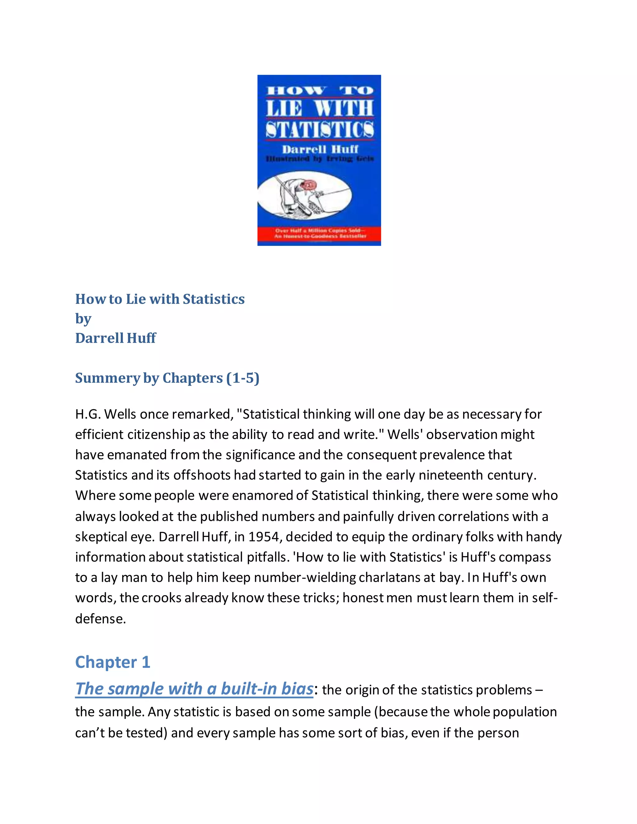 How to Lie with Statistics | DOCX