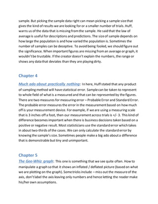 How to Lie with Statistics | DOCX