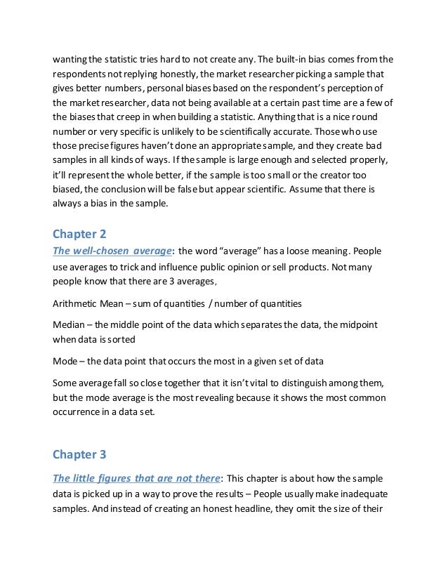 How to Lie with Statistics