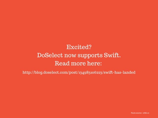 20 Facts about Swift programming language | PPT