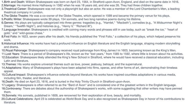 20 fun facts about William Shakespeare.pdf