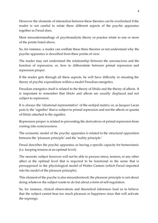 Sigmund Freud on 'The Psychic Apparatus' | DOCX