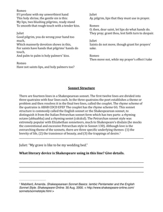 Romeo&Juliet VMC-CP1&2 | PDF