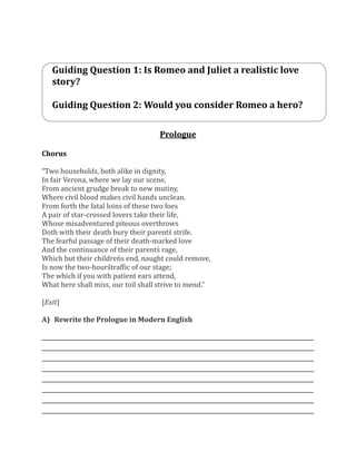 Romeo&Juliet VMC-CP1&2 | PDF