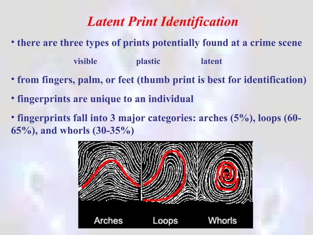 20 f latent prints (student version) | PPT