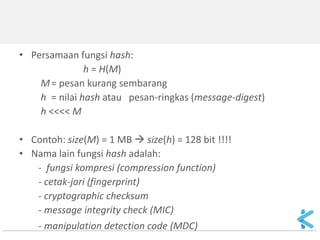 Kriptografi - Hash | PDF