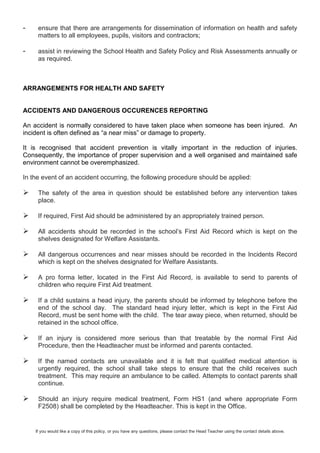 20 health & safety policy 9.10