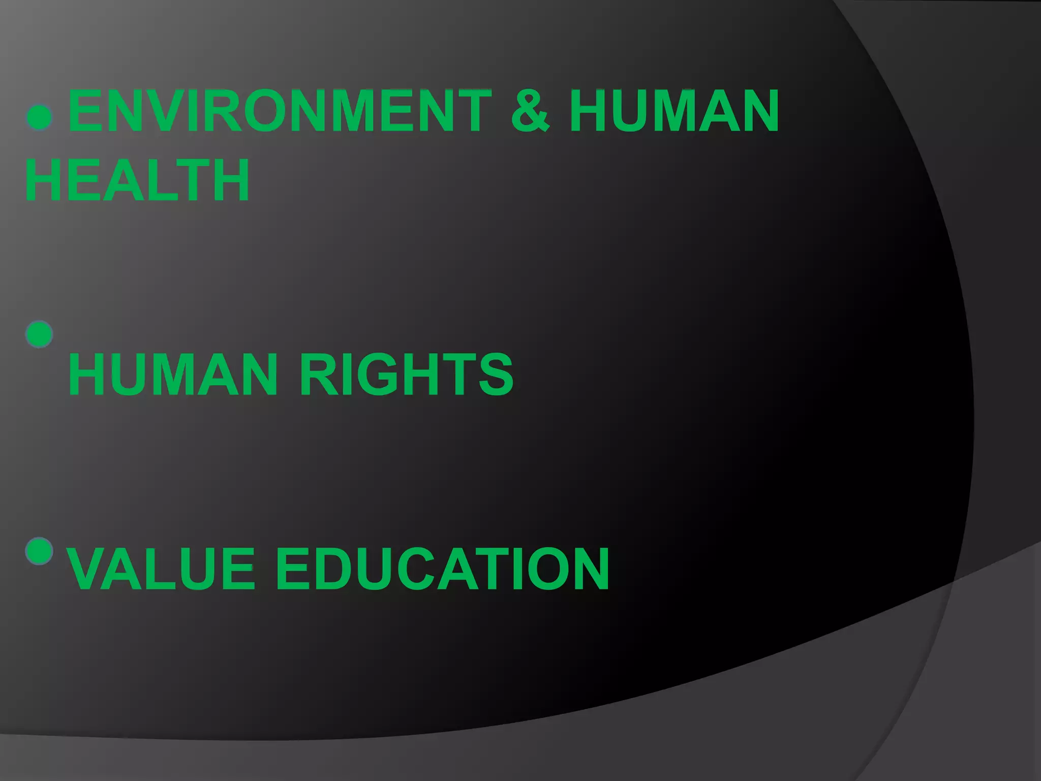 Human population and the environment | PPTX