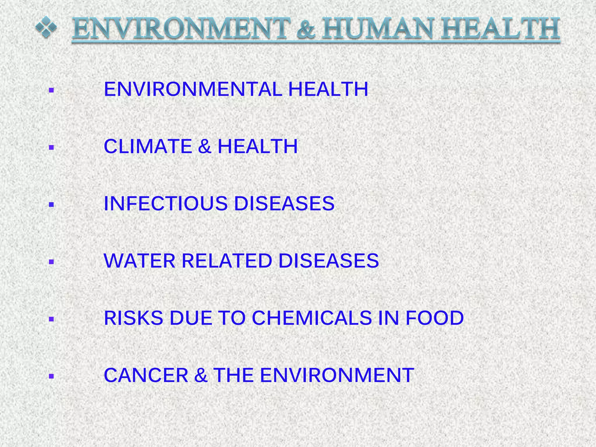 Human population and the environment | PPTX