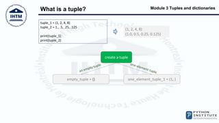 Python PCEP Tuples and Dictionaries | PPT