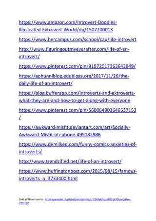 20 illustrations and graphs shows life of introverted people | PDF ...