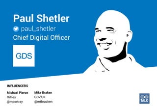 CXOTalk: 20 Influential Chief Digital Officers | PPT