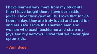 20 Inspiring Reasons Why You Love to Teach | PPTX