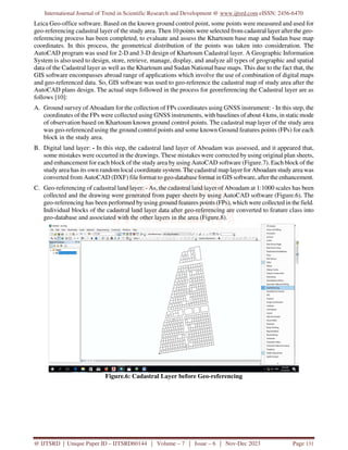 Integration of Khartoum Cadastral Information into State and Sudan Base ...